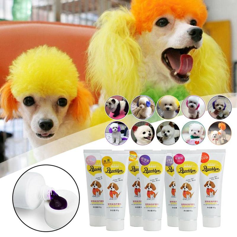 Pet Colouring Paste Dyeing Cream Hair Color Dyeing Tool Cat And ...