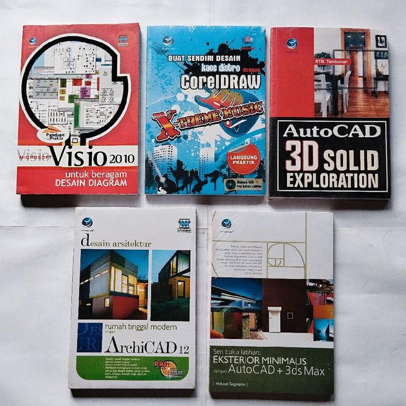 Buku Komputer Desain Grafis - Teknik; Microsoft VISIO, CORELDRAW - Shop ...