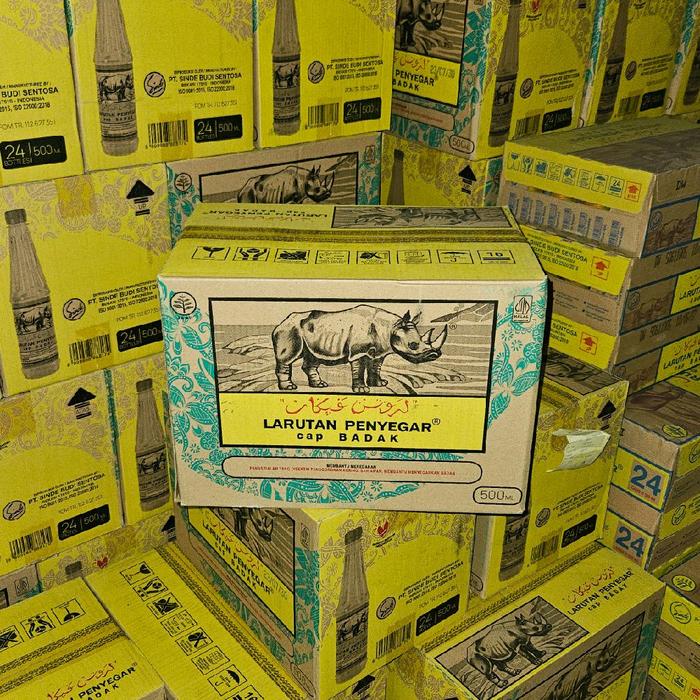 Jual CTN 6*4*500ML BESAR - BADAK BOTOL 500ML ISI 24 PCS / LARUTAN ...