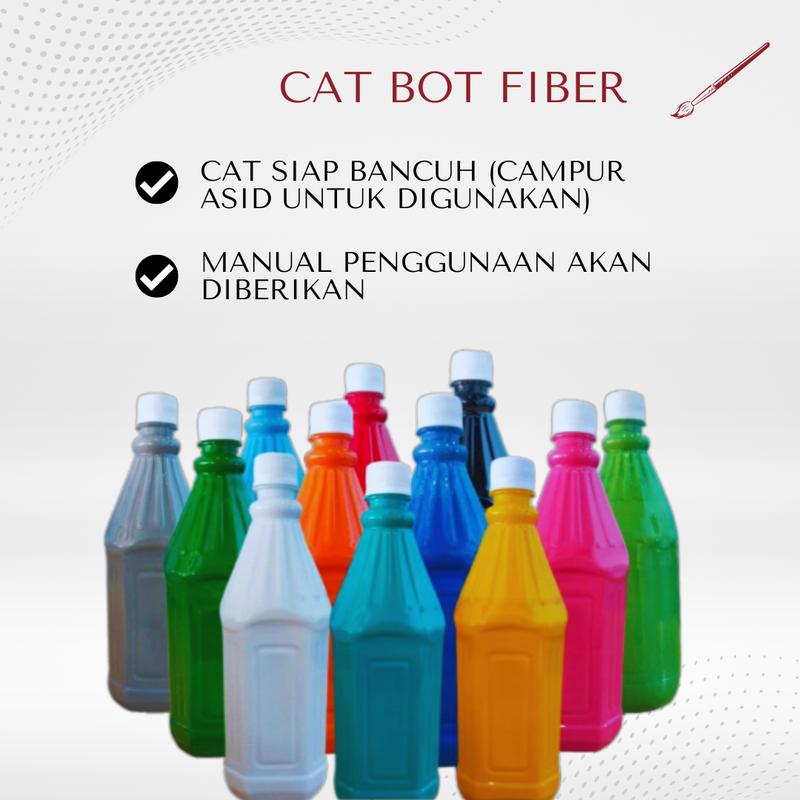 KHAIROL FIBER CAT BOT SIAP BANCUH BERSAMA RESIN Tahan Air - Ideal untuk ...