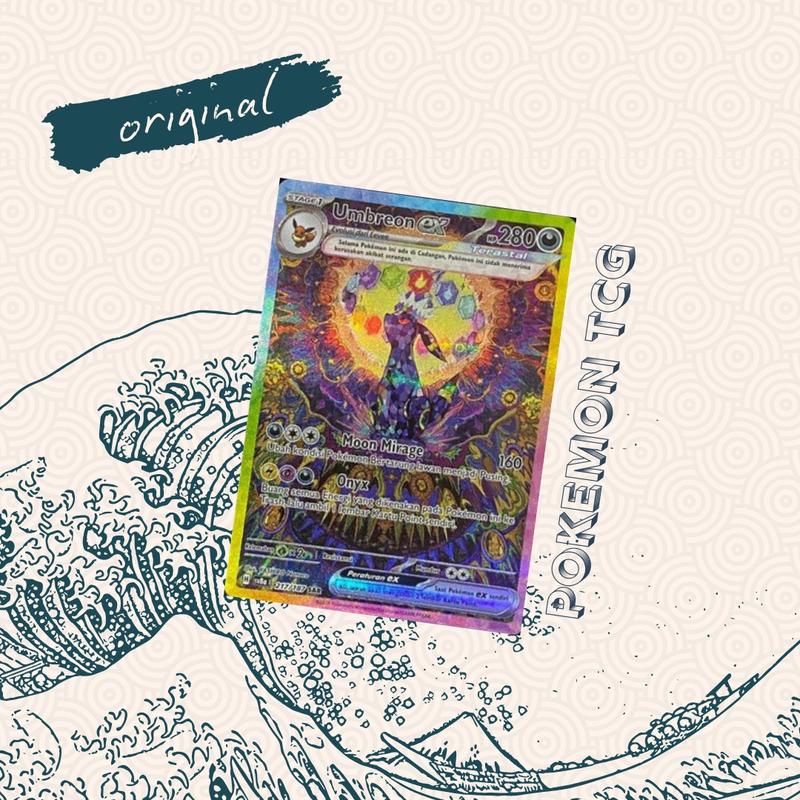 POKEMON INDONESIA – SV8a Umbreon Ex 217/187 SAR - Shop | Tokopedia
