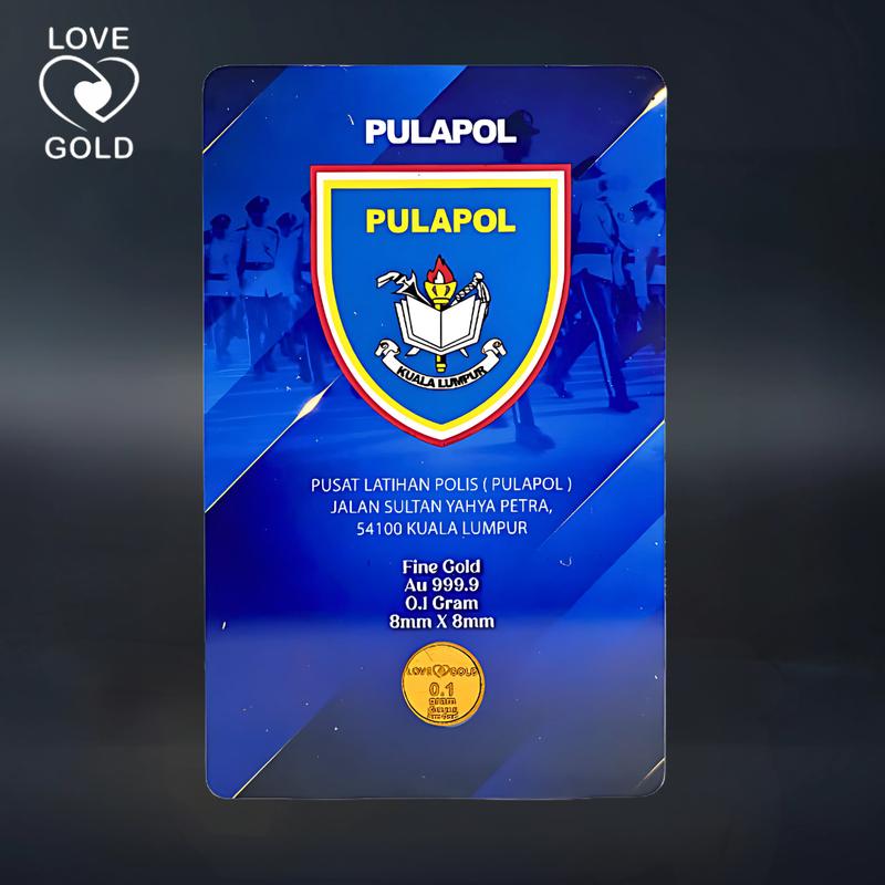Love Gold Muamalat AU999.9 PULAPOL Gold Bar Card Series - TikTok Shop ...