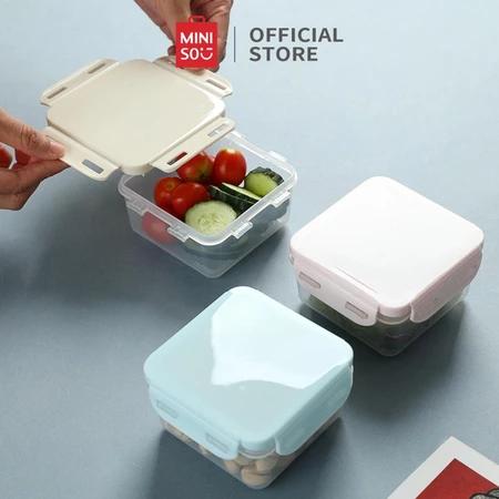 Miniso X Macaron Color Kotak Penyimpanan Persegi Warna 330mL - Shop ...