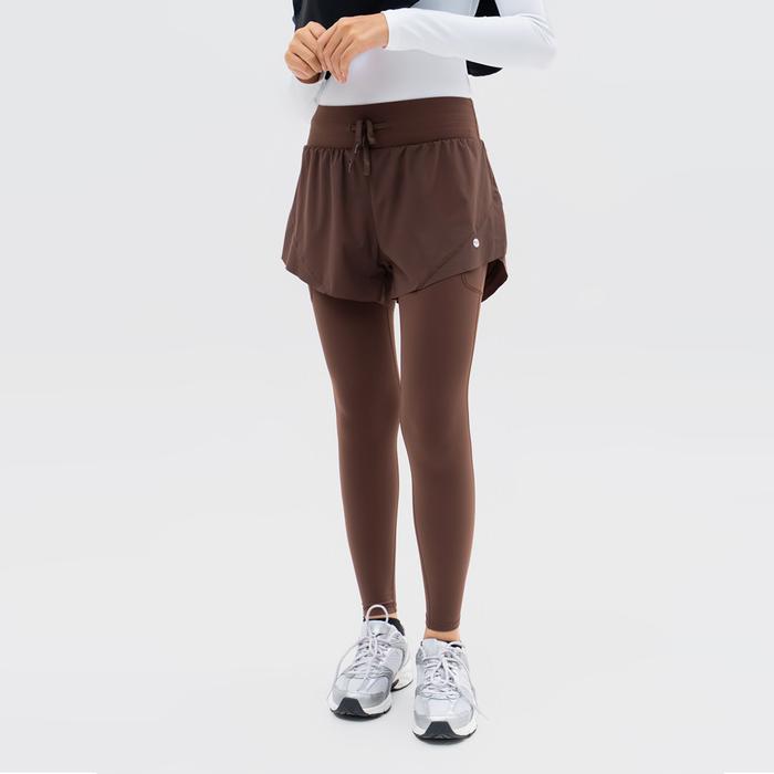 Promo miniletics Run Layer 2in1 Leggings Celana Olahraga Wanita - Black ...