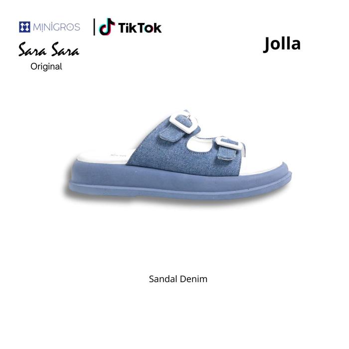 Promo SaraSara JOLLA Sandal Wanita Terbaru Kekinian Sendal Platform ...