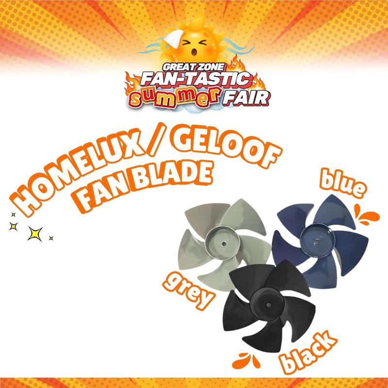 READY STOCK HOMELUX/GELOOF FAN BLADE 8" I SUITABLE FOR HSF-108PW ...
