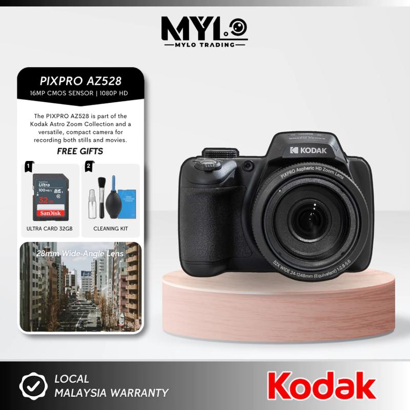 Kodak PIXPRO AZ528 Astro Zoom Digital Camera | 52x Optical Zoom ...