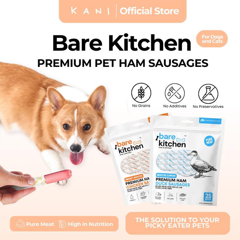 Bare Kitchen Premium Pet Ham Sausage Pure Meat Pet Sausage Dog - TikTok ...
