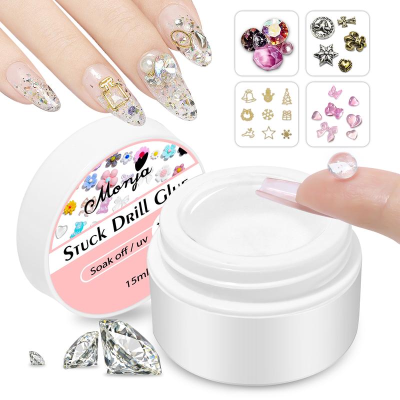 Pelekat Gel UV Seni Kuku, 15ml, Gam Gerudi, Kuat dan Melekat - TikTok ...