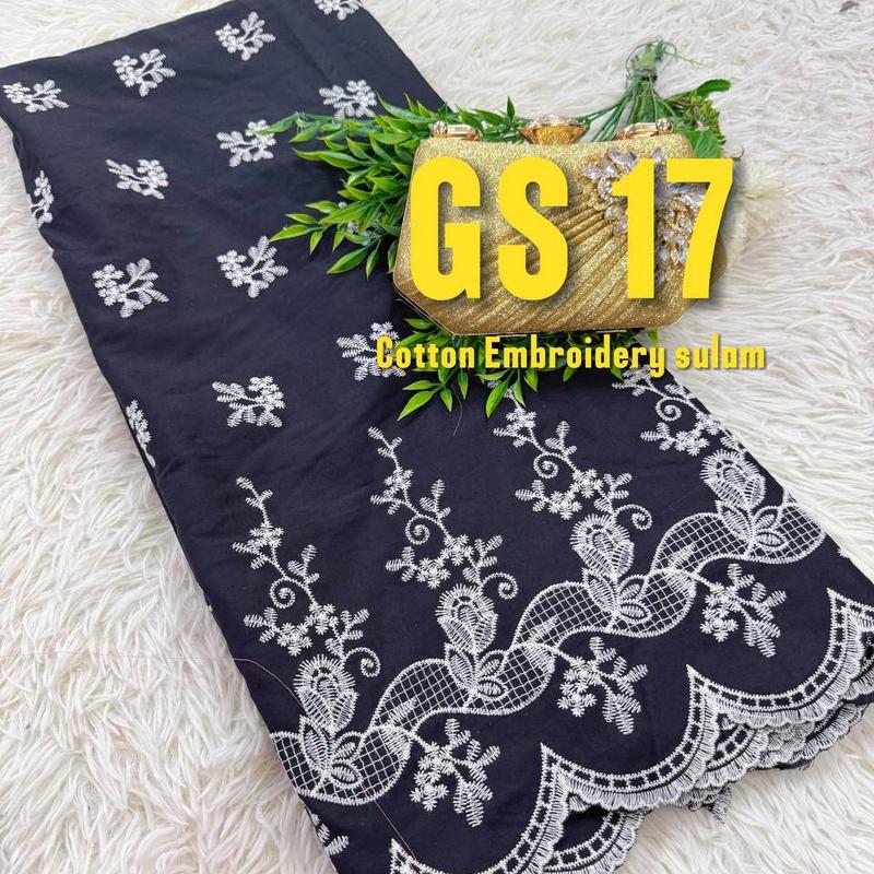 (NEW) KAIN COTTON EMBROIDERY SULAM I KAIN PASANG PREMIUM CANTIK ...