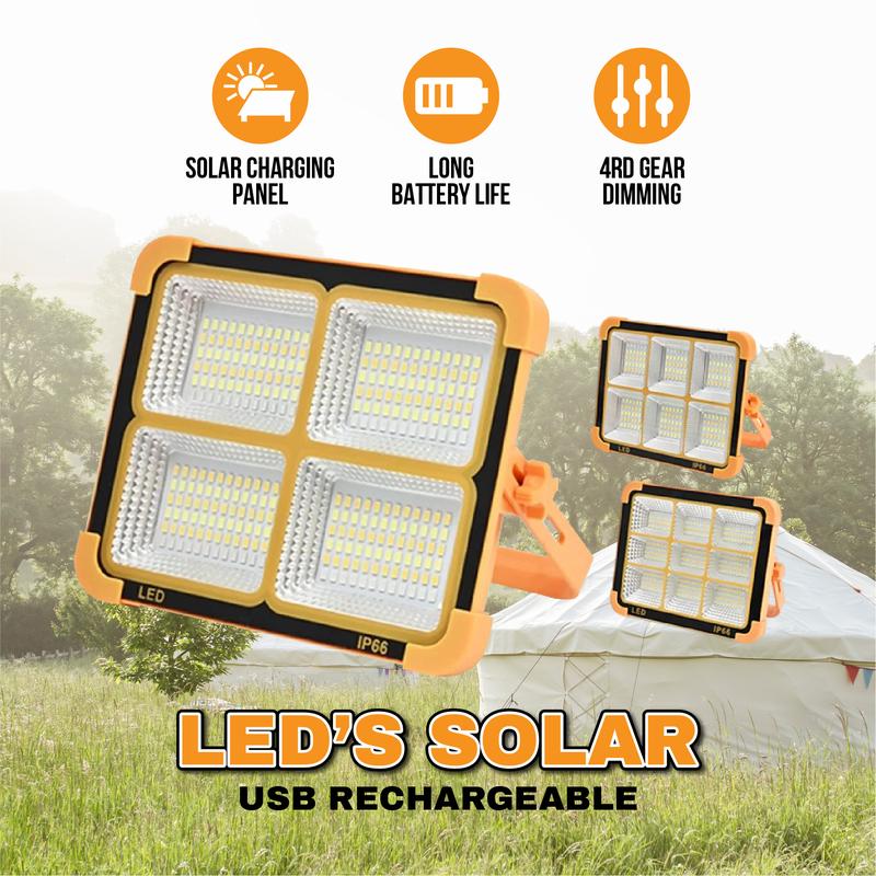 SP572 Caj Solar LED Lampu Luaran USB Lampu LED Super Terang Kalis ...