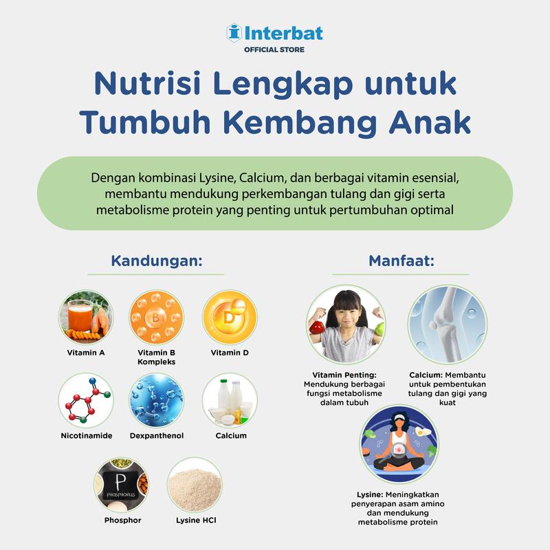 Lycalvit Syrup 60ml - Multivitamin, Kalsium dan Lysine untuk Anak pada ...