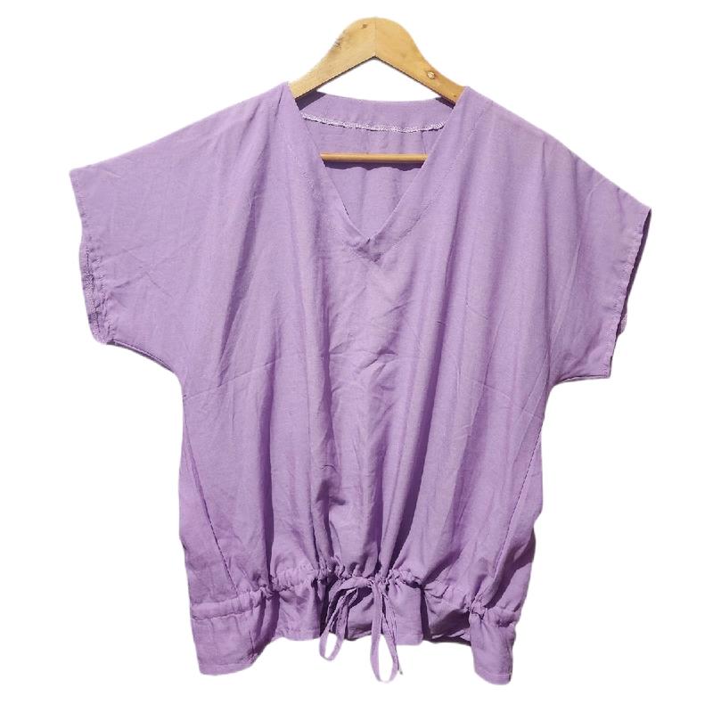 APPLE TOP FREESIZE FIT TO 38-40INCHES BUSTLINE PLAIN CHALIS FABRIC ...