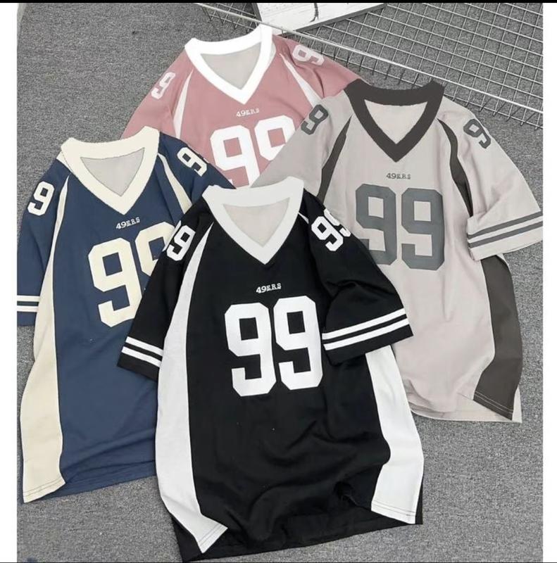 American High Street Casual Sports Baseball Collar Contrast Color ...