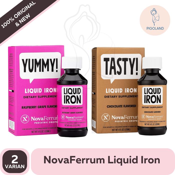 Jual NovaFerrum Nova Ferrum Liquid Iron Suplemen Anak Bayi Balita Zat ...