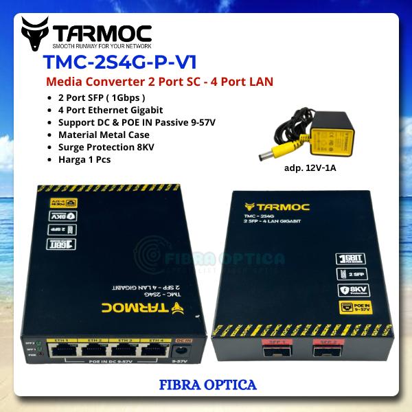 Jual Tarmoc TMC-2S4G-P-V1 | 2 SFP 4 LAN Gigabit | Media Converter 2 SFP ...