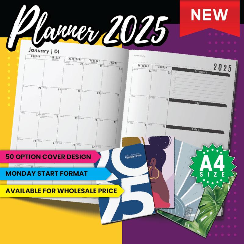 Planner Booklet 2025 A4 SIZE | Simple Planner Book | Diary Notes ...