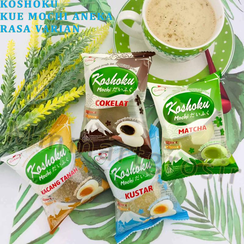 Koshoku / Cemilan Kue Mochi / Kue Mochi Varian Rasa / 30gr 20Pcs Food ...