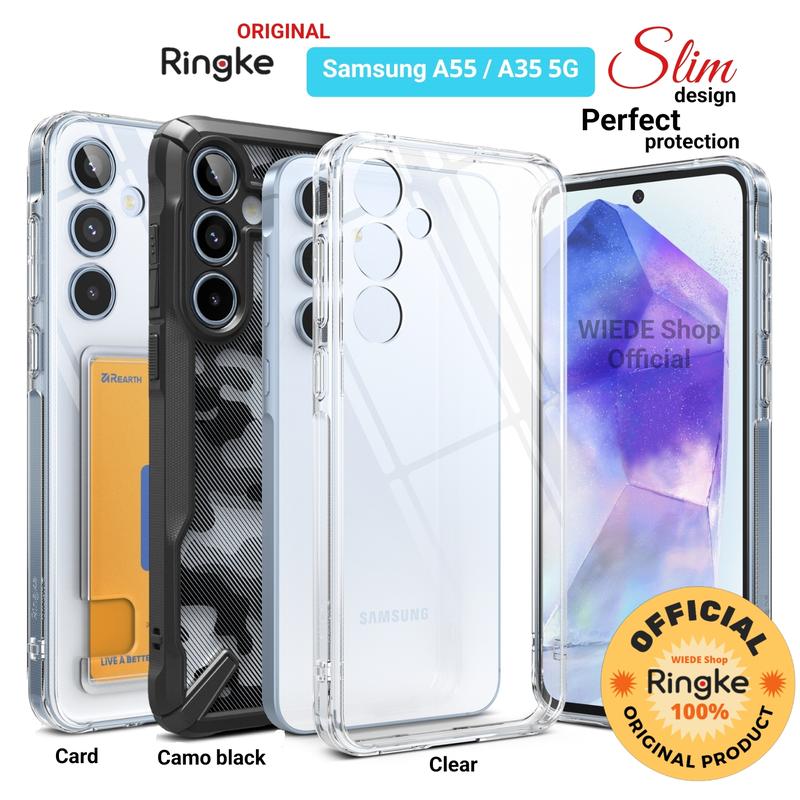 Case for Samsung Galaxy A55 A35 5G RINGKE Fusion Clear Softcase Casing ...
