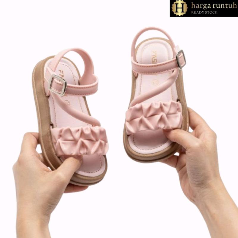 Selipar Budak Perempuan Cute Sandal Raya Viral 2025 Bahan Getah ...