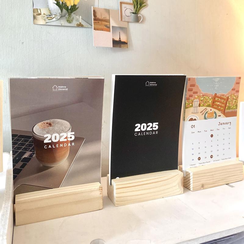 Kalender aesthetic (stand) makna dimensi desk kalender meja duduk ...