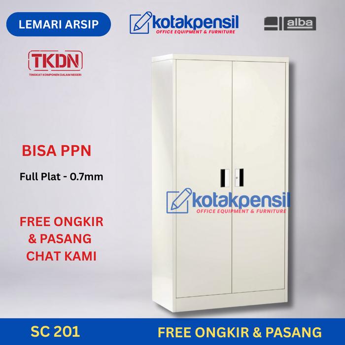 Jual Lemari Arsip Besi Cupboard ALBA Pintu Tarik SC 201 - Lemari Arsip ...