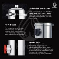 Promo HYDOKI Filter Air PVDF Industri Komersial Debit Besar Untuk ...