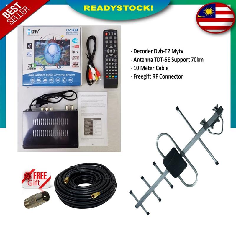 Mytv Full Complete Set ( Decoder + Antenna TDT-5E + 10M Cabl - TikTok ...
