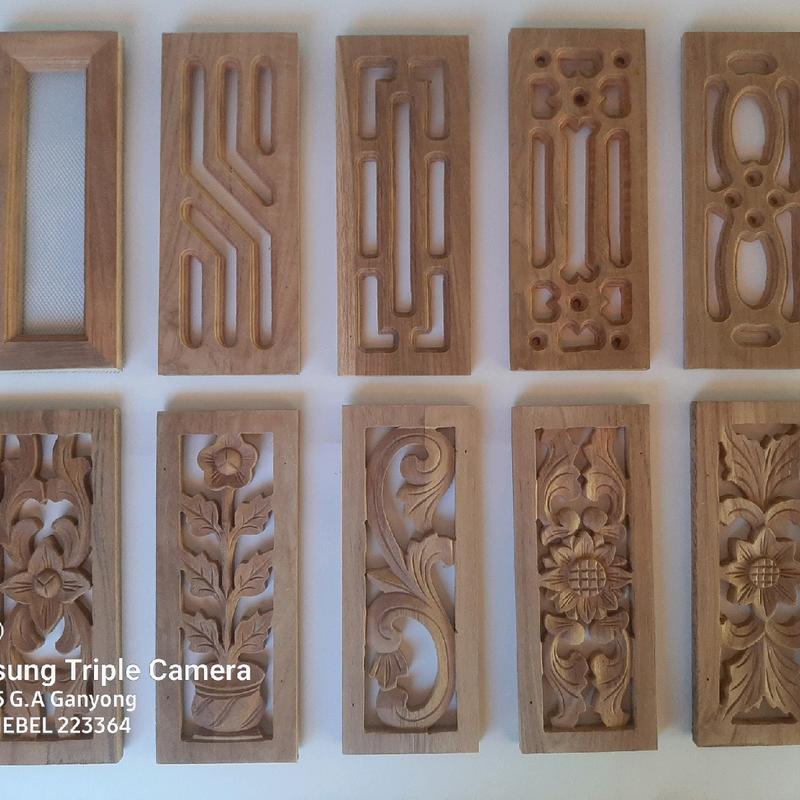 Ornamen ukiran kayu boven angin angin ventilasi tempel dinding - Shop ...