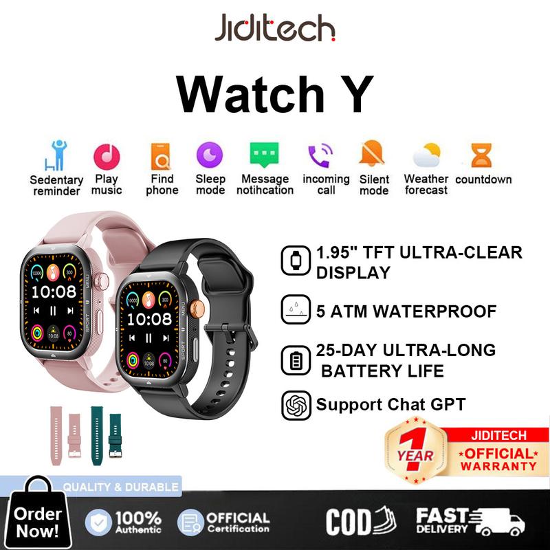 Jiditech Watch Y Chat GPT& 50M Waterproof smart watch 100+ Sports ...