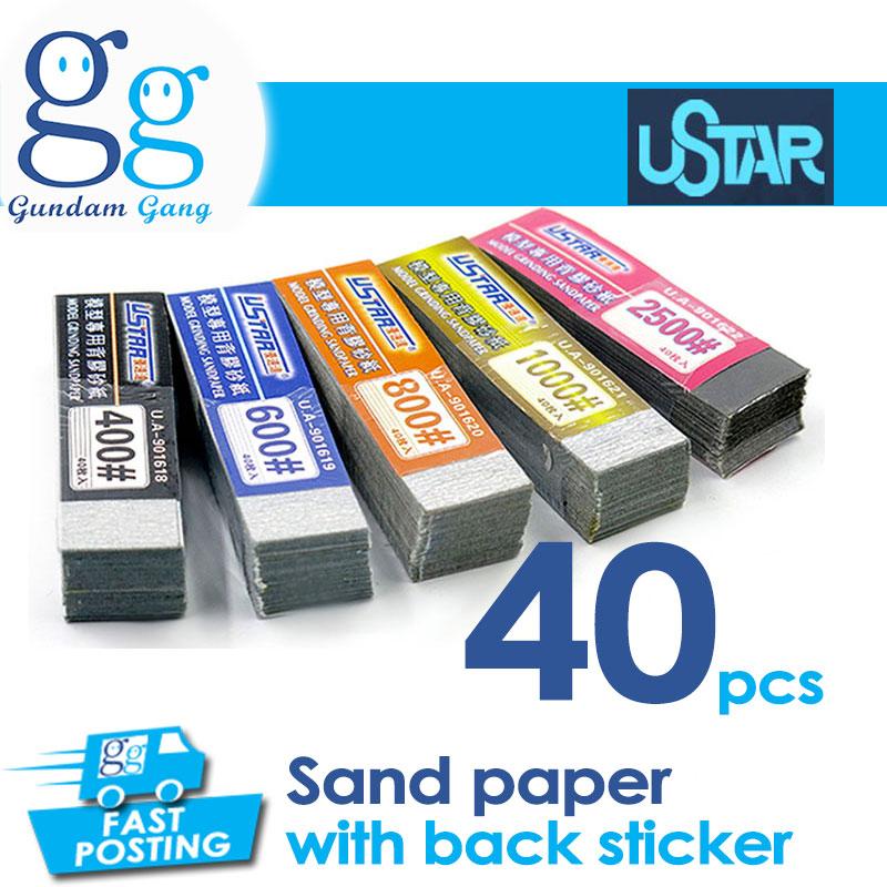 UStar Grit 400 600 800 1000 2500 Sand Paper with back sticke - TikTok ...