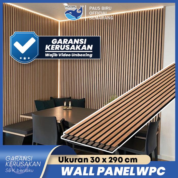 Promo Paus Biru - Wood Panel WPC Dinding 30cm x 290cm Wall Panel ...