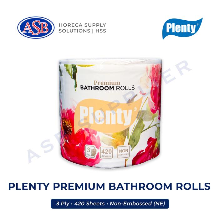 Promo Tissue / Tisu PLENTY Premium Bathroom Toilet Roll (420 Sheets ...