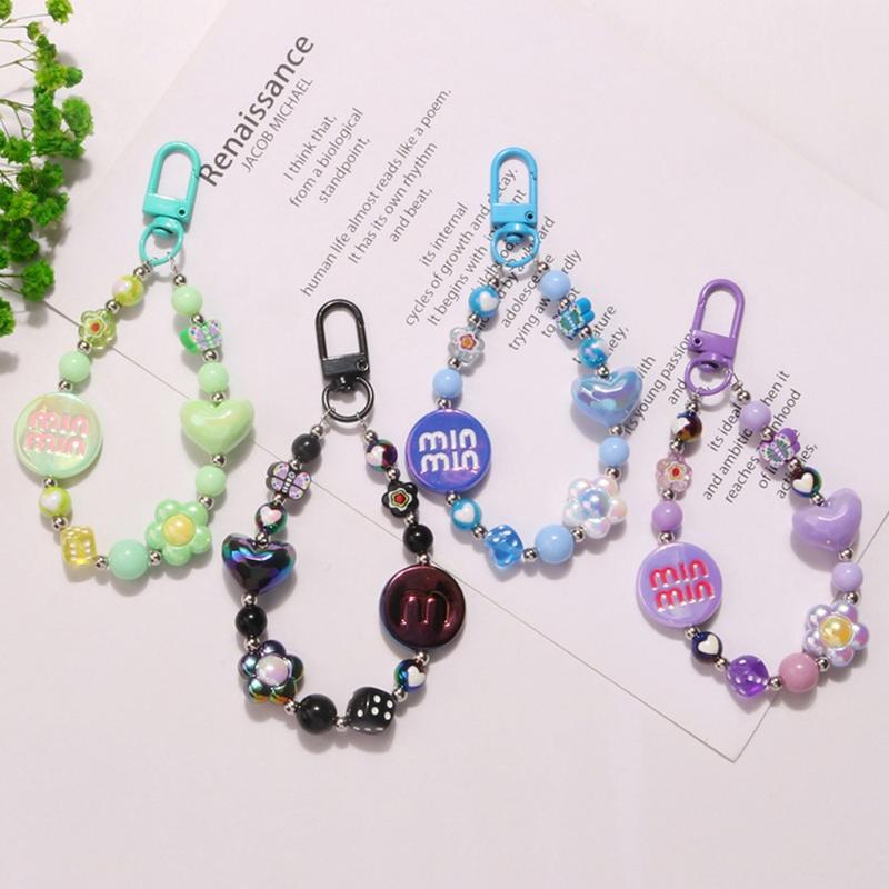 Rantai Kunci, DIY, Reka Bentuk Rama-rama dan Bunga, Loket Telefon ...