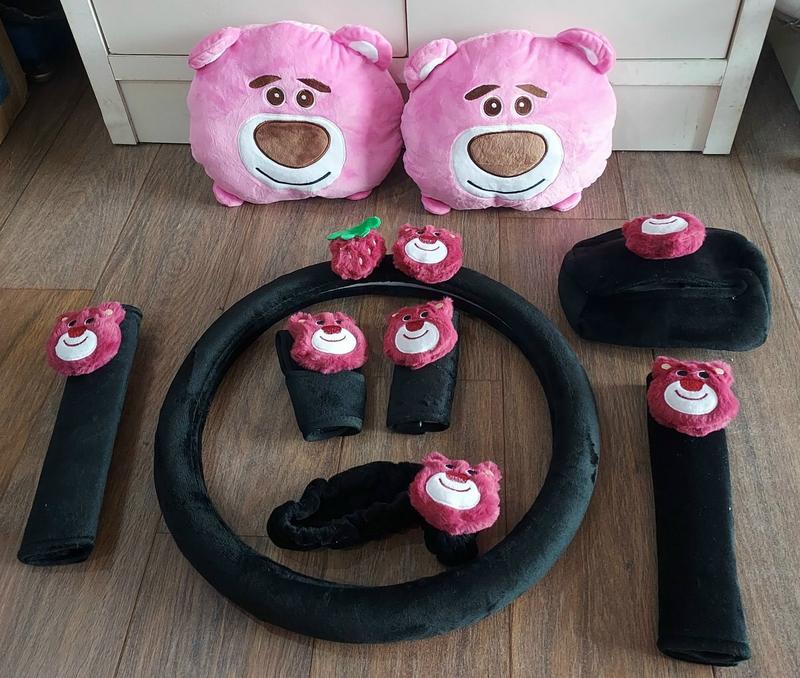black Lotso soft Car accessories pillow hand Brake Gear Seat - TikTok ...