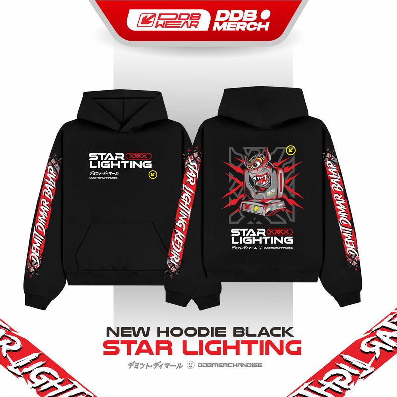 STAR LIGHTING HOODIE BLACK SERIES | MOTIF BEAM MONSTER UNITY - Shop ...