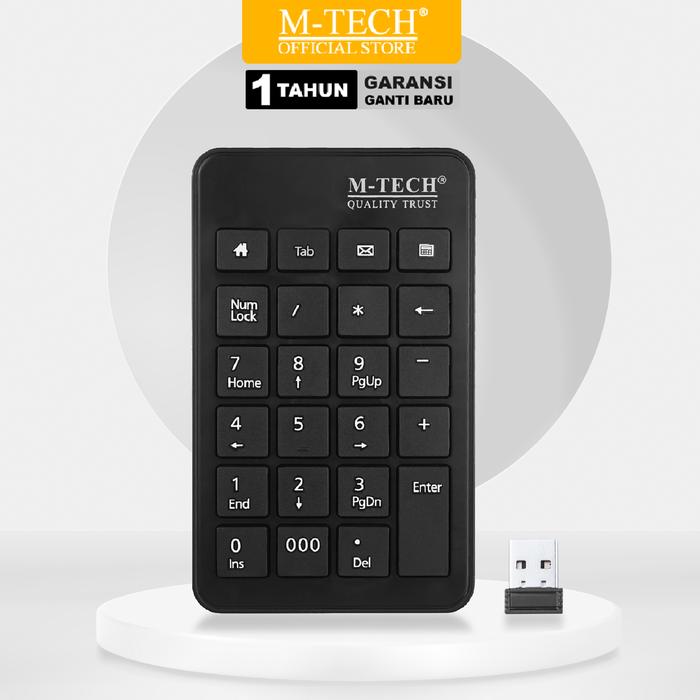 Jual MTECH Numeric Keypad Wireless Portable Numerik Tombol Multimedia ...