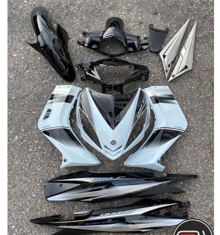 COVERSET BODYSET YAMAHA LC LC135 V1 PUTIH HITAM ORIGINAL HON - TikTok ...