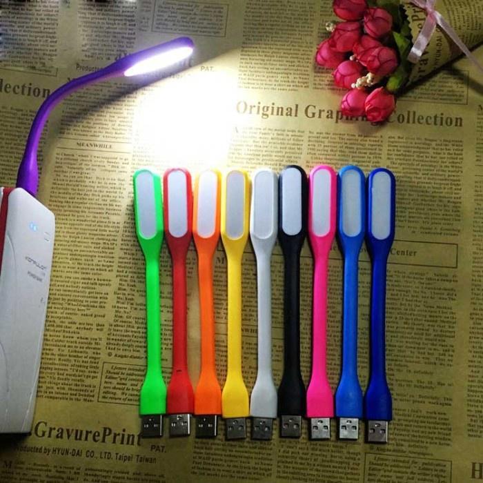 LAMPU USB LED LIPAT LIGHT FLEXIBLE LAPTOP PORTABLE - Shop | Tokopedia