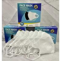 Jual Masker Duckbill Hitam Putih Masker Kesehatan Disposable Mask 50pcs ...