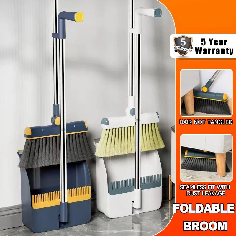 SG Seller New Rotatable Broom set combination home folding - TikTok ...