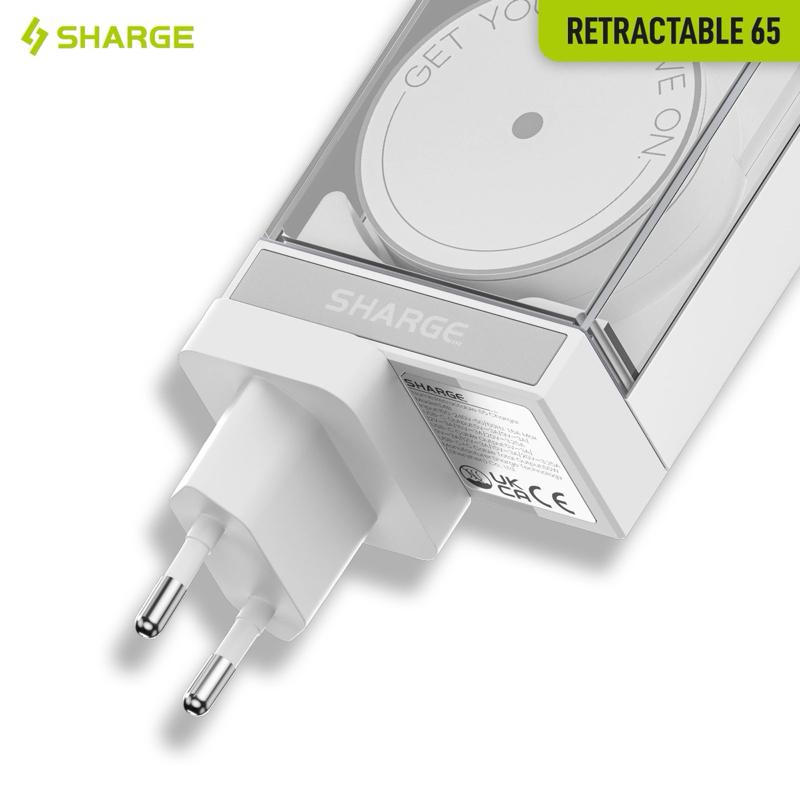 Shargeek Sharge Retractable 65 Pull to Charge, Retract to Store. Sleek ...