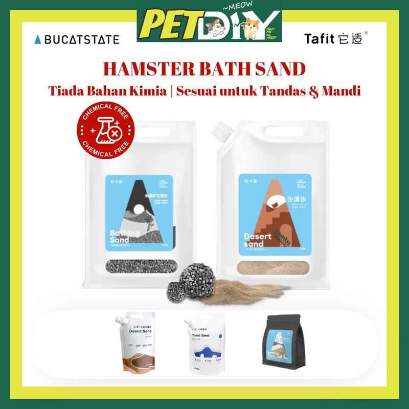 Pasir Mandi Hamster Pasir Tandas hamster Bucatstate Hamster Sand ...