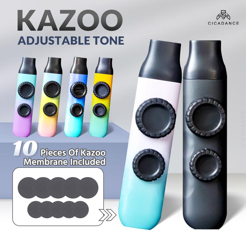 Portable kazoo Harmonica Mini Sax with Replaceable Membrane Flute ...