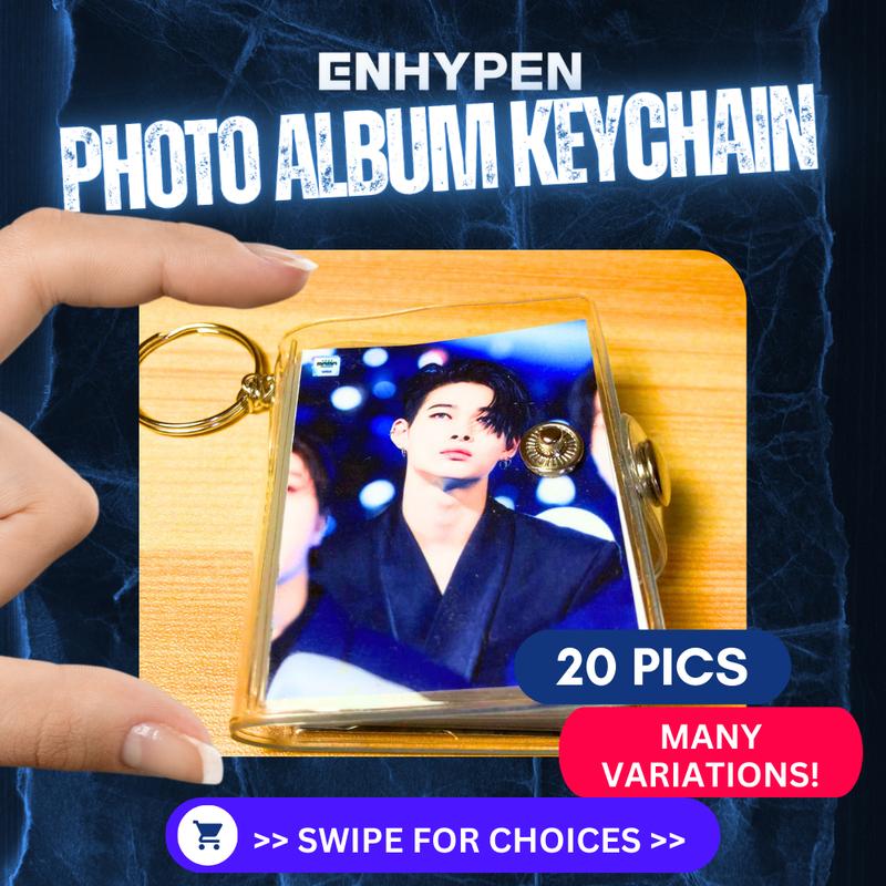 ENHYPEN Enha Photo Album Keychain (20 photos of your ENHA bias ...