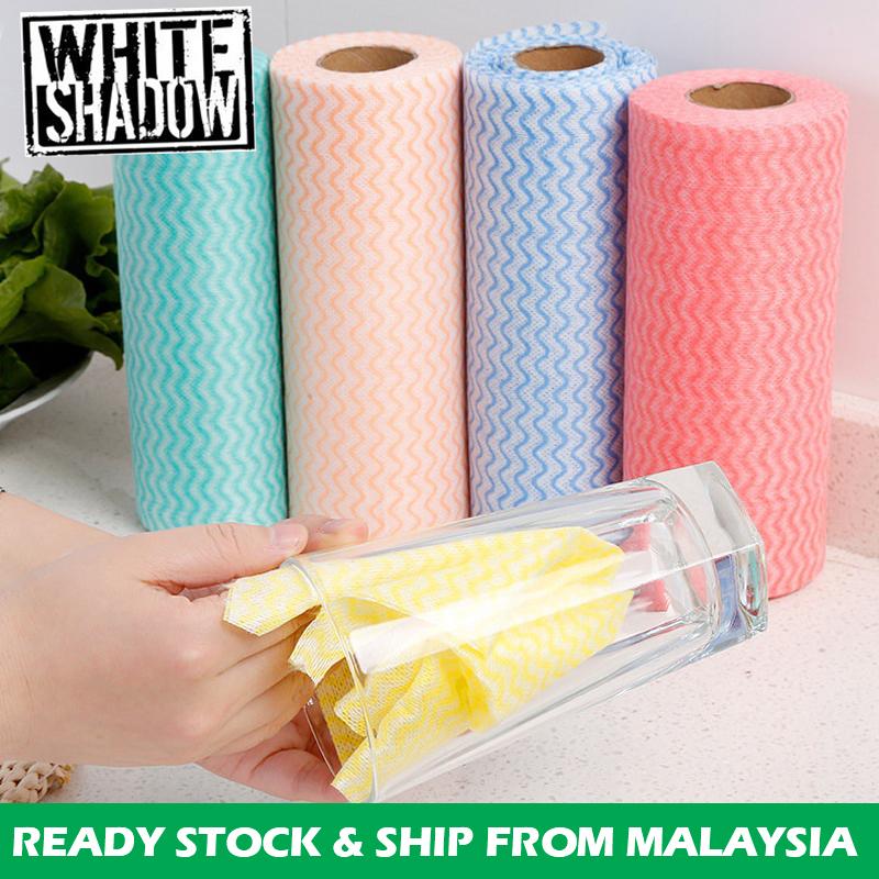 Reusable Non Woven Washable Wiping Kitchen Towel Tissue roll - TikTok ...