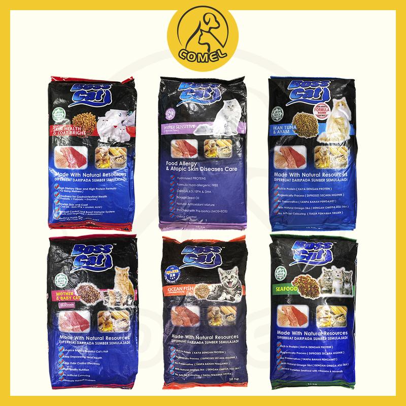 Boss Cat Cat Dry Food/Cat Food/Makanan Kucing 8kg/10kg - TikTok Shop ...