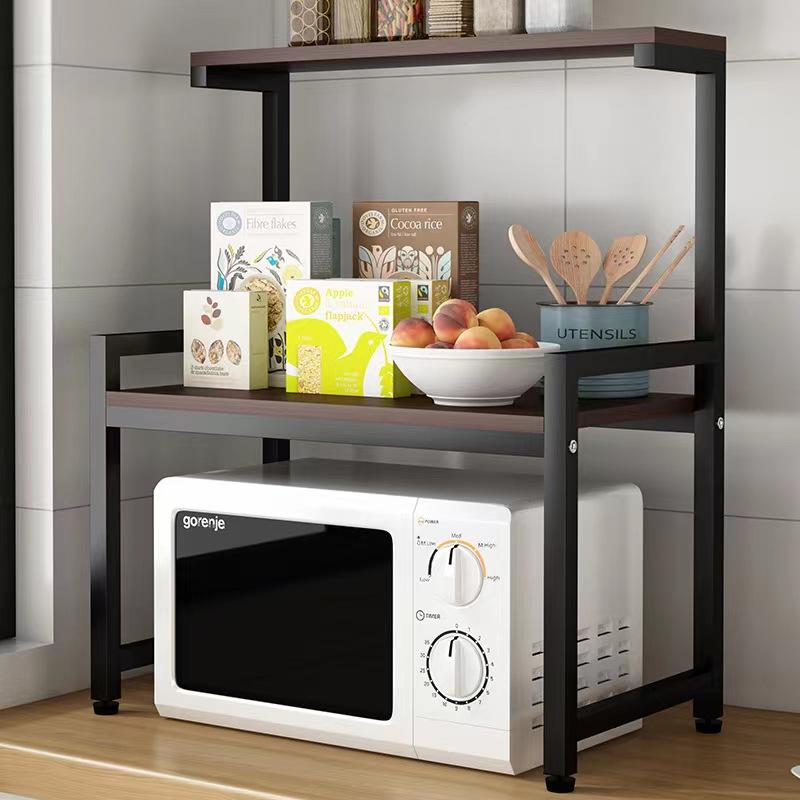 Rak Microwave Mudah Alih dengan Rak Oven Berlapis Dua dan Ra - TikTok ...
