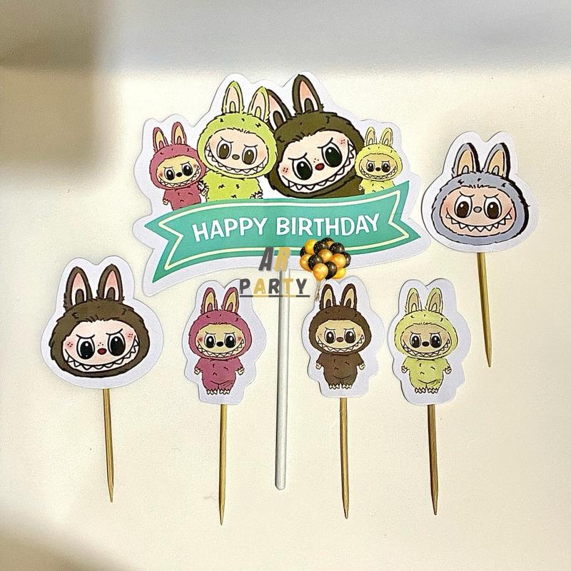 Toper cake labubu / Toper kue karakter labubu / Toper labubu - Shop ...