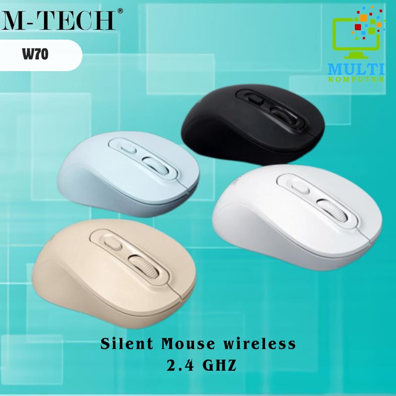 M-Tech W70 Silent Mouse wireless 2.4 GHZ - Shop | Tokopedia